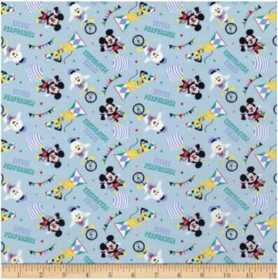 LC1939 Character Nursery Mickey Mouse Little Performer Blue 1/2m | eBay