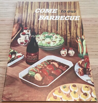 Come to Our Barbecue Booklet (1955) Vintage Recipe Pamphlet, BBQ ...