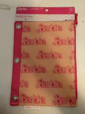 BARBIE Yoobi Double Zip Pencil Cases Mattel 2025 NEW pink | eBay
