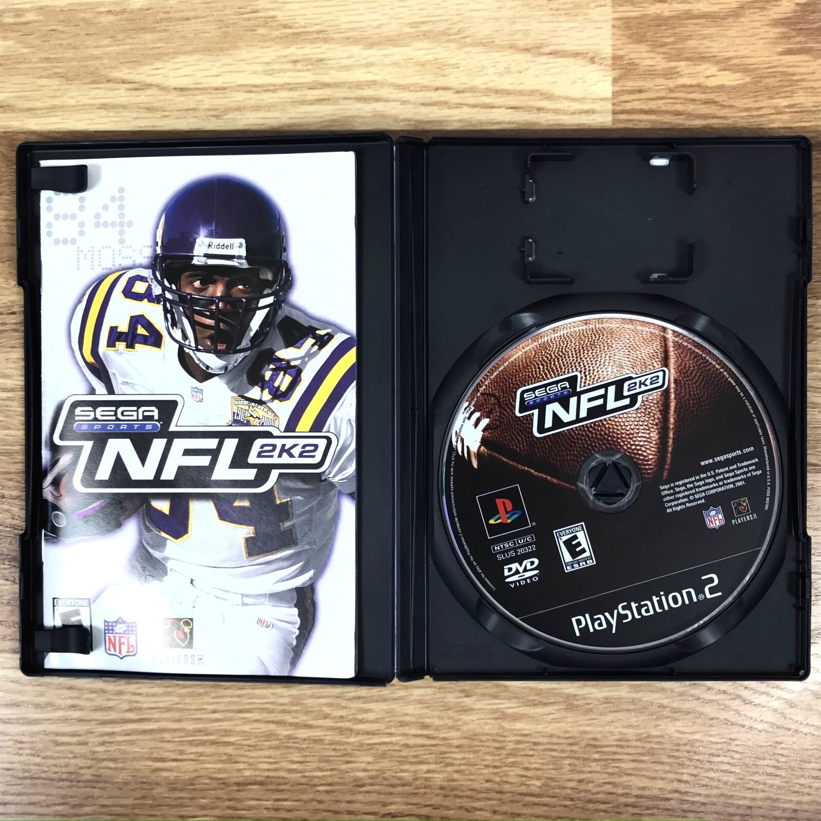 NFL 2K2 Football SEGA Sports PS2 Game Sony PlayStation 2 CIB Complete ...
