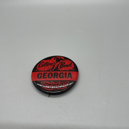 Vintage Georgia Cotton Bowl From Dallas Texas Button Pin | eBay