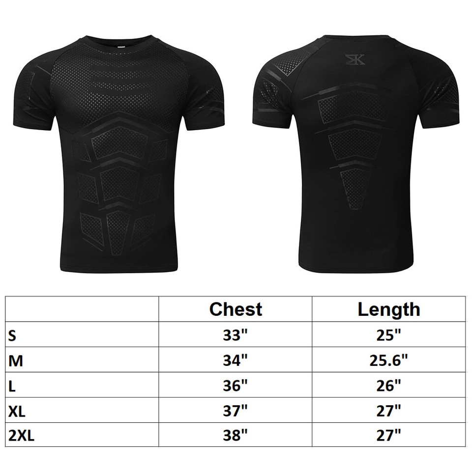 ON SALE!! Compression Athletic Fitness Shirt Base Layer Top Sports Gym ...