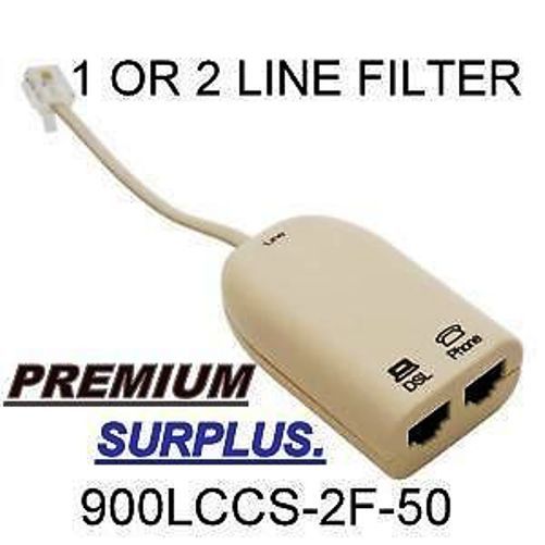 5-PK 2 line FILTER KIT DSL PHONE 951222-001 | eBay