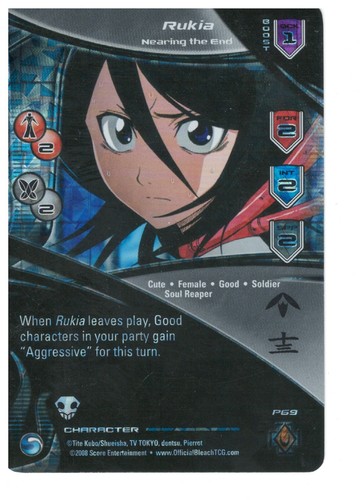 Shonen Jump Bleach Trading Card Game-- Rukia -- SDCC 2008 | eBay