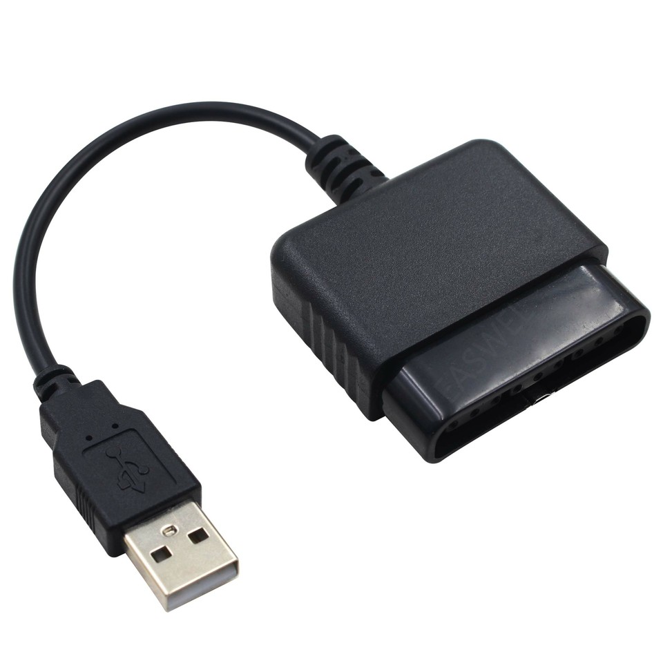 For PS2 to PS3 PC USB Controller Converter Adapter Cable PS2 Guns/Dance ...