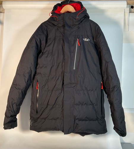 RAB RESOLUTION Men's Black Down Jacket 2XL Used RRP£520 | eBay UK