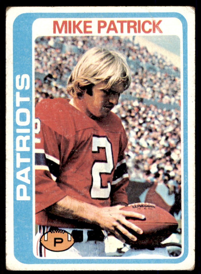 1978 TOPPS MIKE PATRICK NEW ENGLAND PATRIOTS #56 | eBay