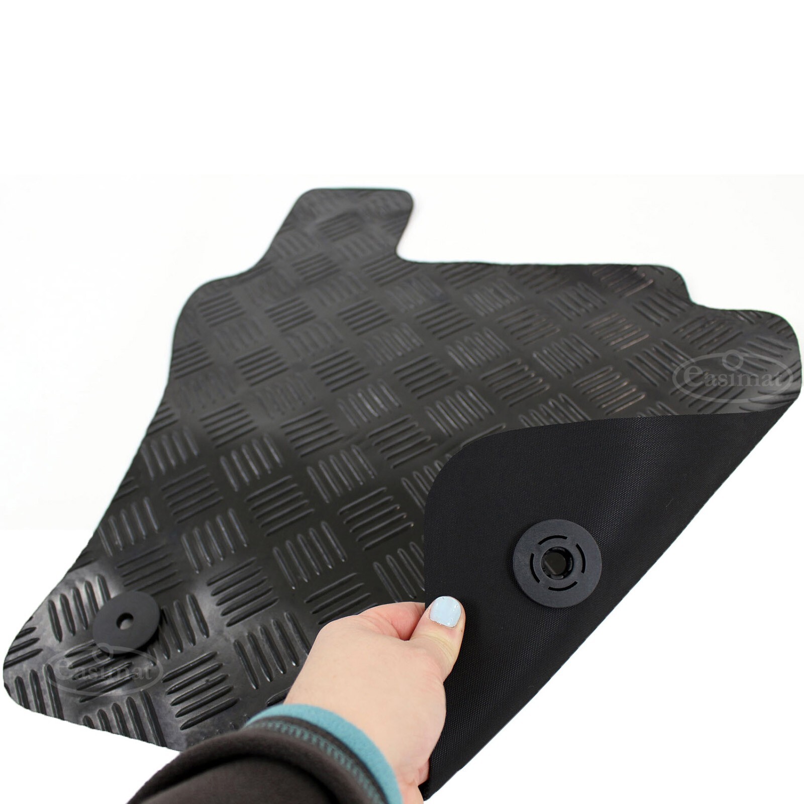 Fits Skoda Octavia Car Mats Tailored Rubber Mk3 2013 to 2019 4pc Black ...