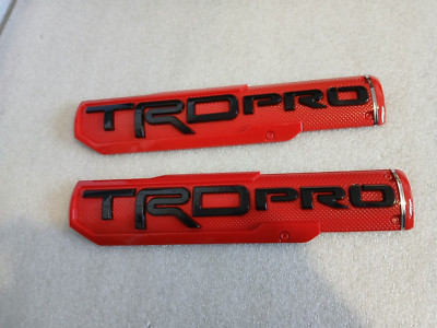2016-2023 TOYOTA TACOMA TRD PRO DOOR EMBLEM SET GENUINE 75427-04060/ ...