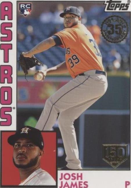 2019 Topps - 1984 Topps Baseball Rookies Josh James #84R-JJ 150th ...