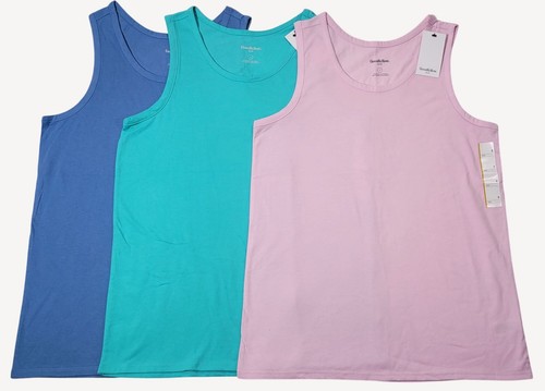 Goodfellow & Co Mens 3-Pack Turquoise, Blue & Pink Sleeveless Tank Top ...