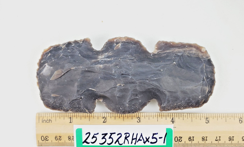 5" Round Head Stone Ax Head, Tomahawk Head, - Pow-Wow - Hand Knapped ...