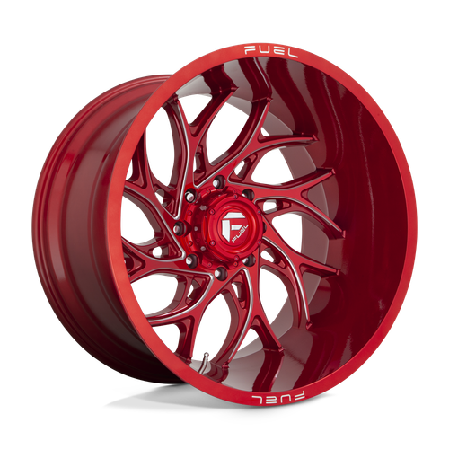 Fuel 1PC D742 Runner 22in 6 Lug Wheel Candy Red Milled D74222208947 ...