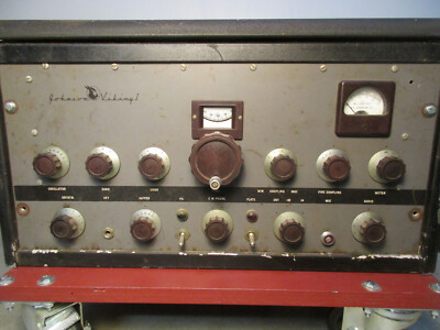 Johnson Viking 1 Tube Type Ham Amateur Radio Transmitter ~ 1950 Classic ...