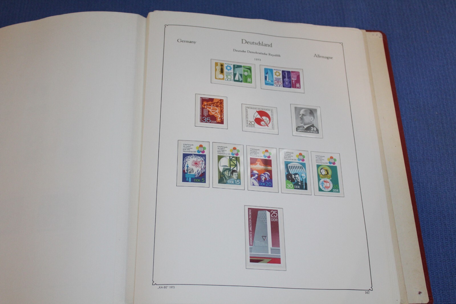 DDR Germany KaBe Specialty Albums 1969-1973 BlueLakeStamps Useful ...