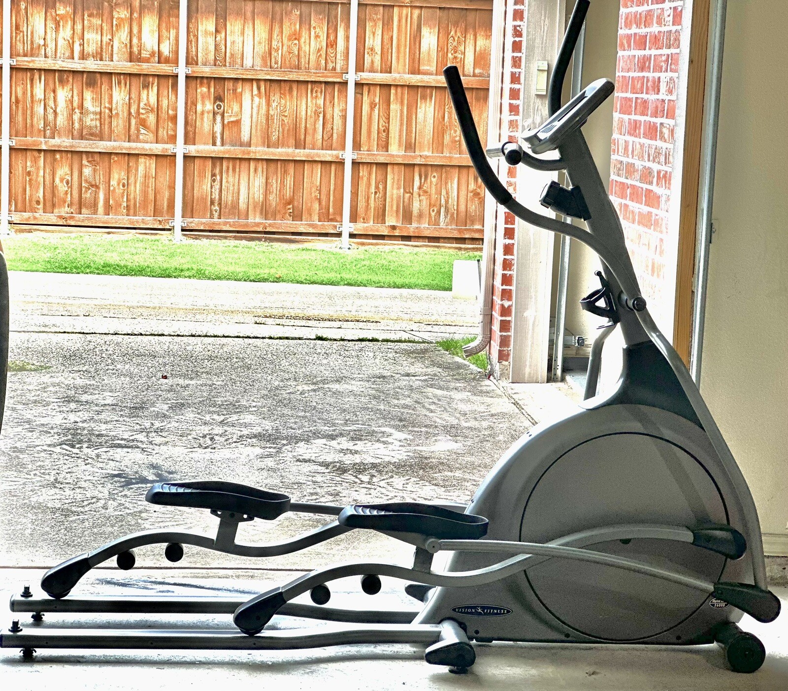 Vision Fitness X6000 Folding Elliptical Trainer Exercise Machine Works ...