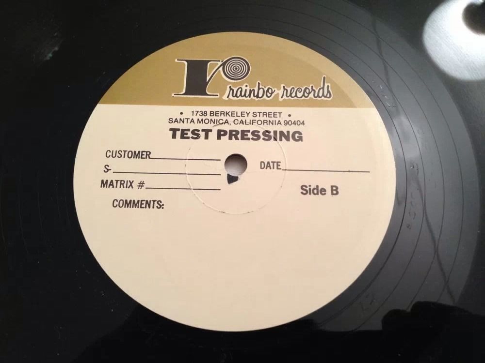 Glee Club Test Pressing Vinyl LP Record Government Issue GI John Stabb ...