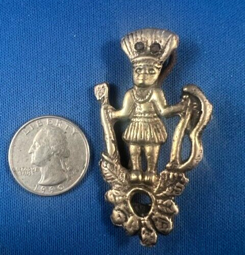 RARE, Antique Sterling Peruvian Figure Brooch. Amazin… - Gem
