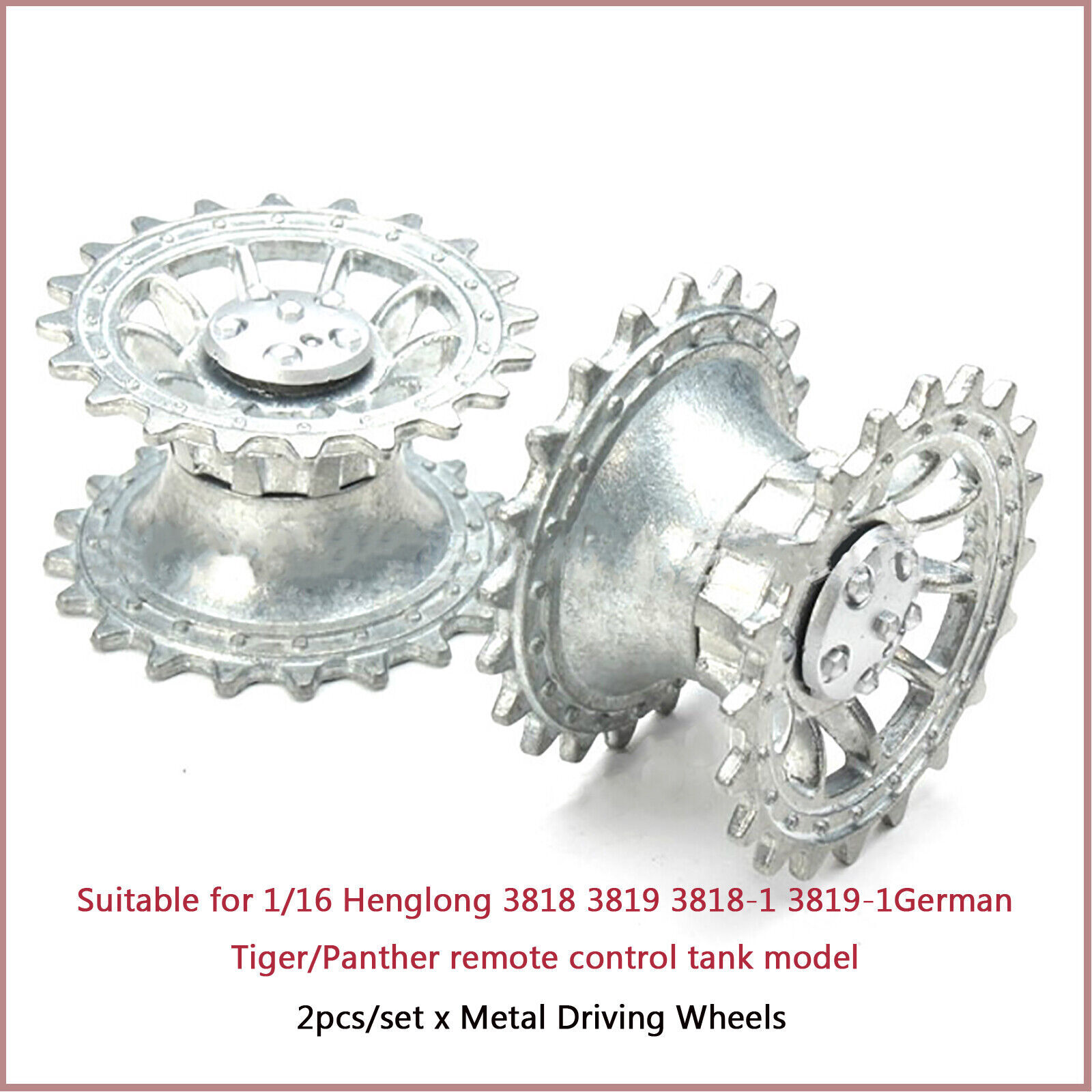 Driving Wheels for 1/16 Henglong 3818 3819 3818-1 3819-1German Tiger ...