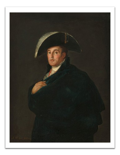 THE DUKE OF WELLINGTON Francisco Goya 1800's Painting 22x17" Premium ...