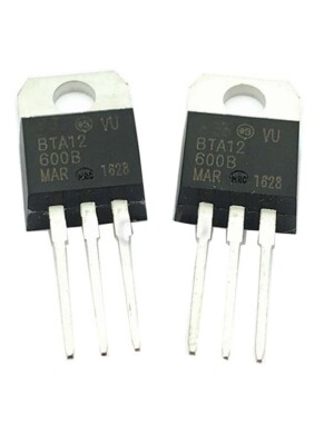10pcs BTA12-600 BTA12-600B TRIAC ALTERNISTOR 600V TO220AB IC Best ...
