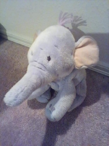 Disney Winnie The Pooh Heffalump Lumpy Purple Elephant 14" Plush Mk3 ...