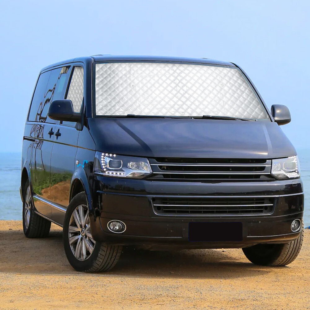 Car Windscreen Window Cover Internal Thermal Blinds For VW TRANSPORTER ...