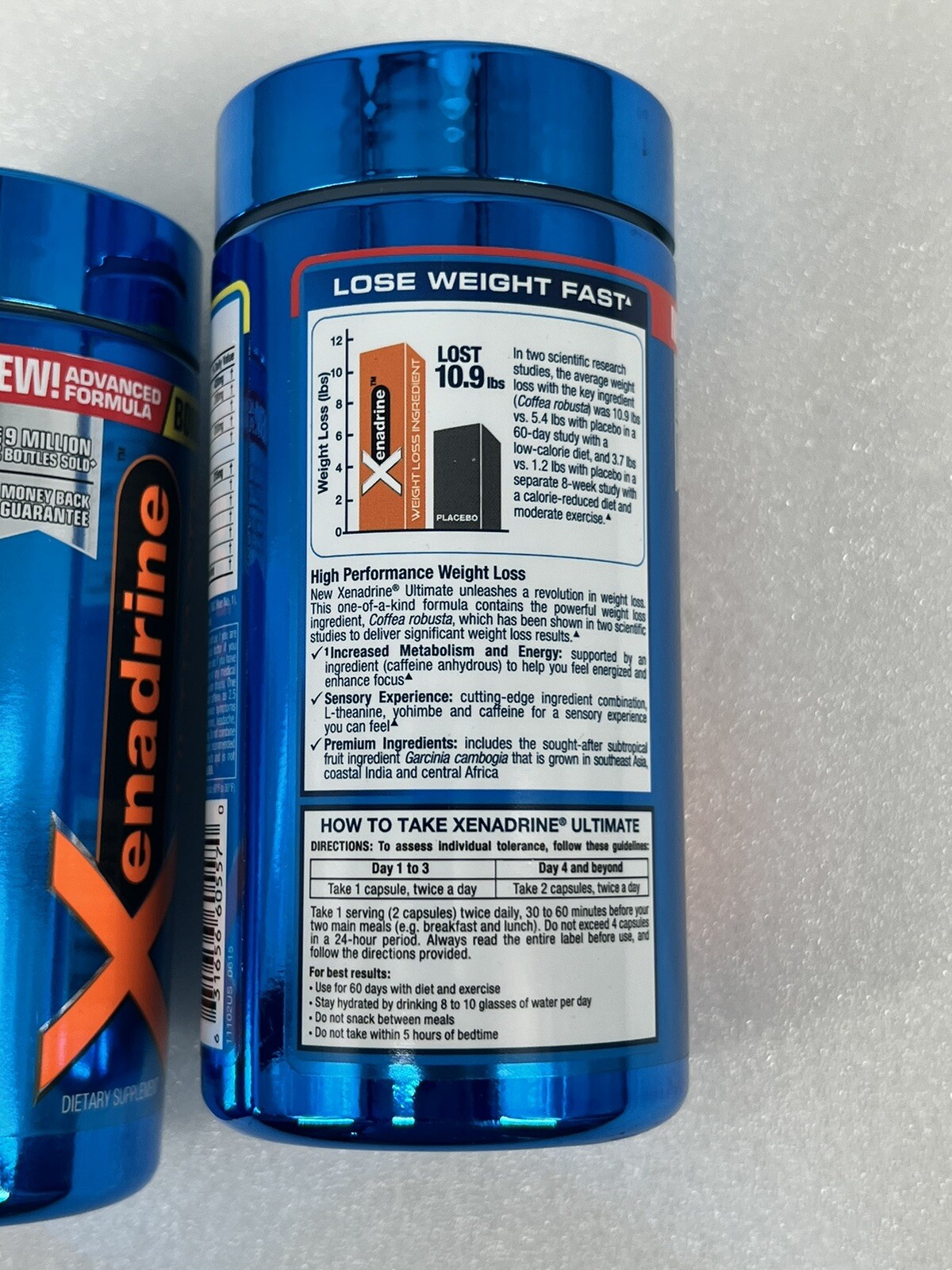 Xenadrine Ultimate Weight Loss Dietary Supplement 120 Caps 2 Pack ...