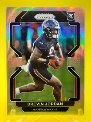 Brevin Jordan 2021 NFL Panini Prizm #417 RC Rookie Silver Prizm Houston ...