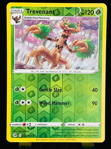 Trevenant - 017/264 - REVERSE HOLO - FUSION STRIKE -NM/M | eBay