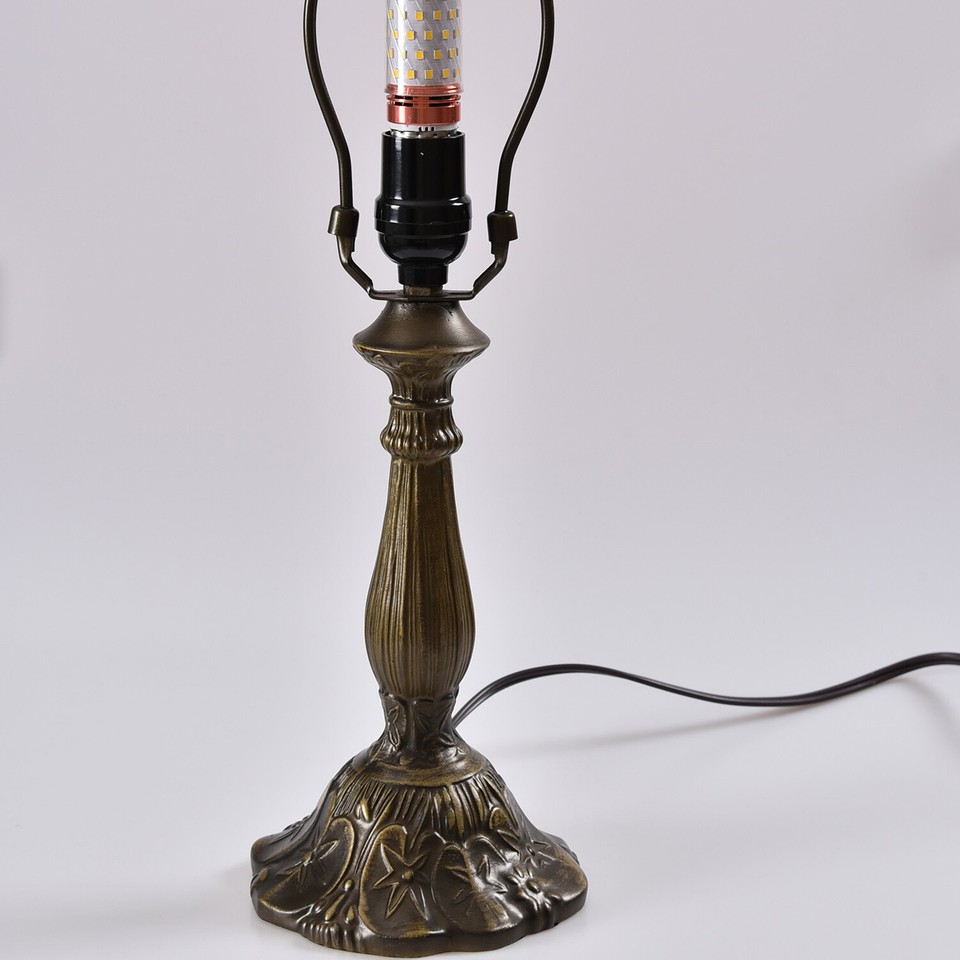 Tiffany Style Table Lamps Handcrafted Stained Glass Art Light Bedside ...