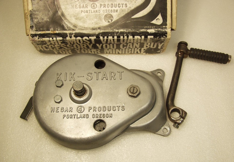 Vintage Hegar 4 Kik Start Rupp Speedway Fox Minibike Kick Starter | eBay