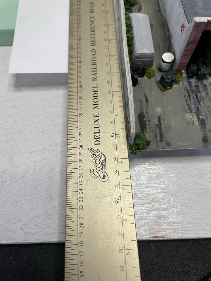 Custom N Scale Truck Repair Shop Scene | eBay