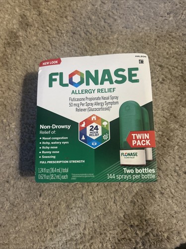 Flonase Allergy Relief Twin Pk. 2X 144 Metered Sprays New Package | eBay