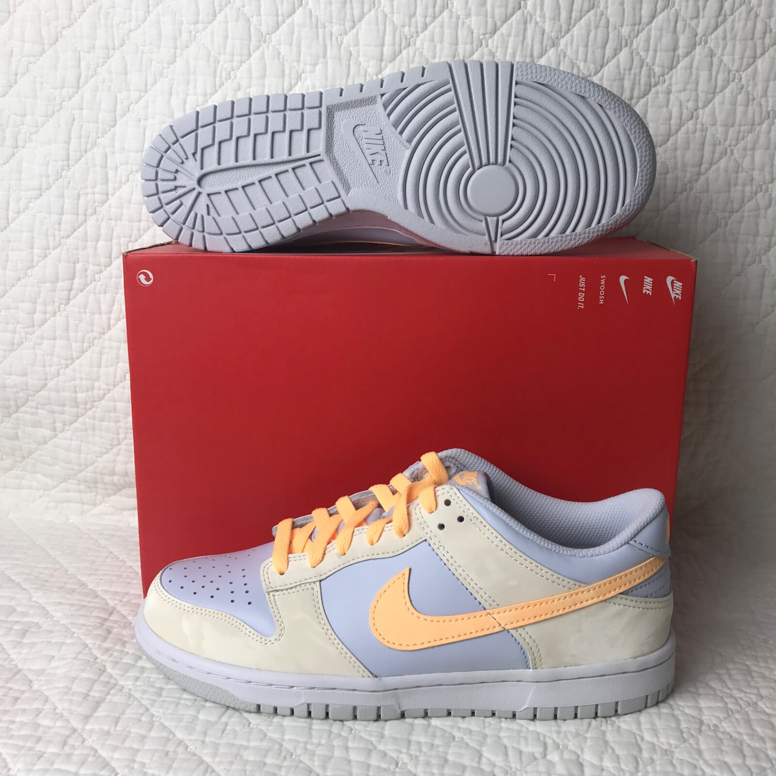 Nike Dunk Low (GS) Shoes Big Kid’s SZ 7Y Pale Ivory/Mellow Tint FB9109 ...