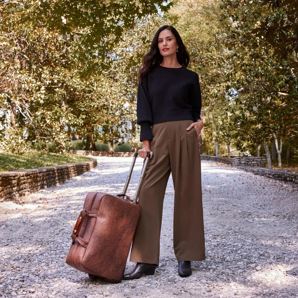 *Patricia Nash Argentella Large Trolley Bag - Riot Rust Map - RETAIL ...