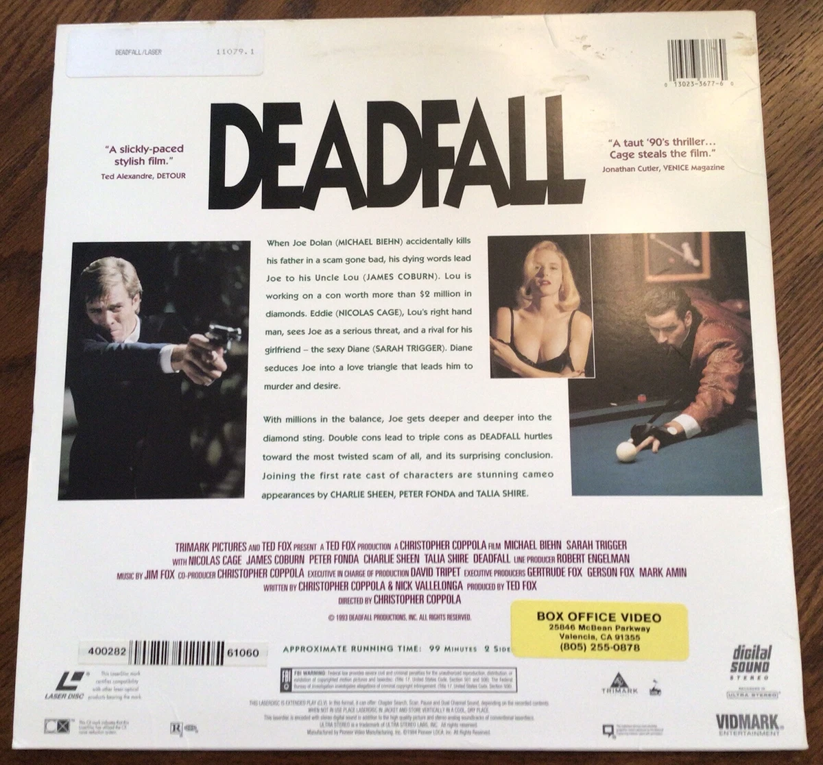 Deadfall Movie 1993