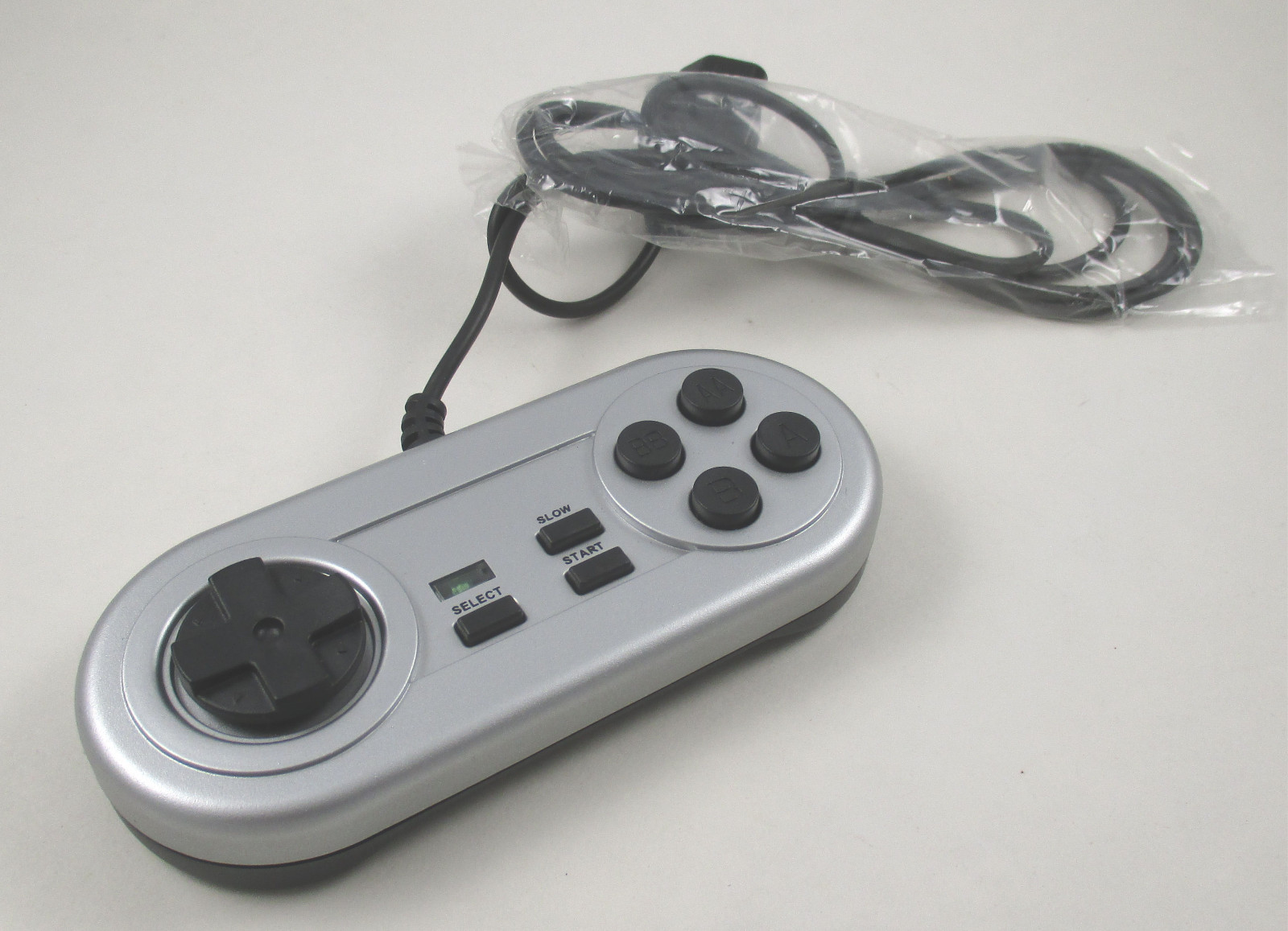 USA NEW NES Yobo FC 8 Bit Original Controller Silver & Black Buttons | eBay