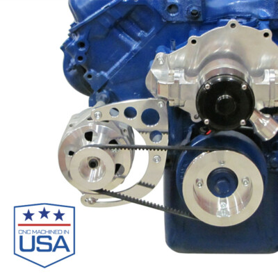 429-460 Ford Alternator Bracket GM 1 Wire & Electric Water Pump BBF ...
