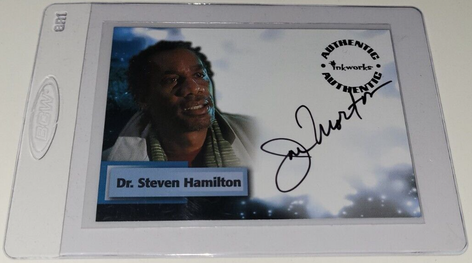 DR. STEVEN HAMILTON 2002 SMALLVILLE Season 1 JOE MORTON AUTOGRAPH A6 ...