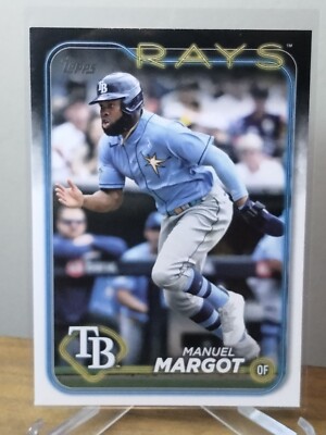 MANUEL MARGOT 2024 TOPPS SERIES ONE BASEBALL #347 Tampa Bay Rays OF | eBay