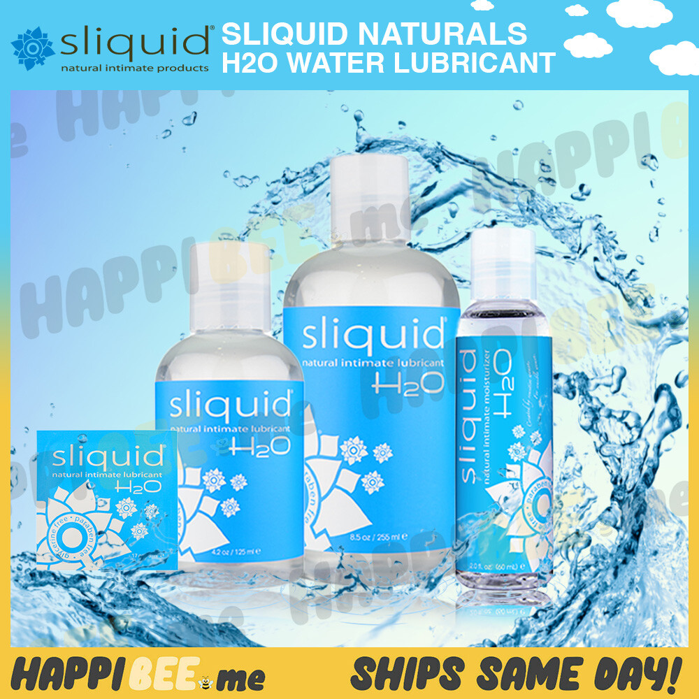 Sliquid Naturals H2O Water Lubricant🍯Couples Intimate REAL FEEL Glide Sex Lube | eBay