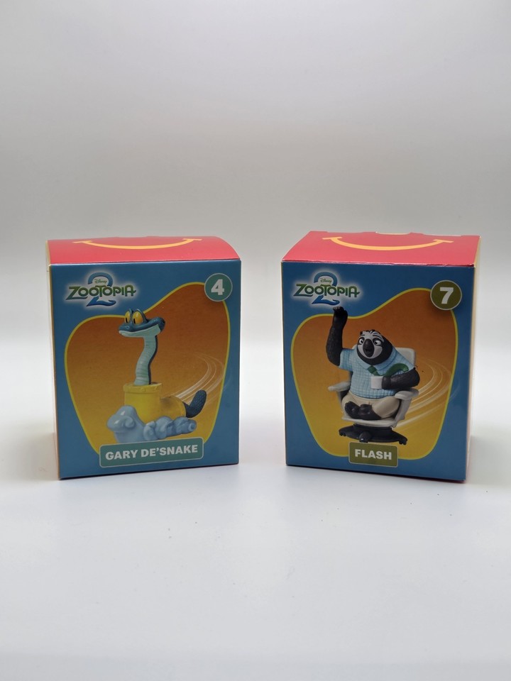 2025 McDonald’s Happy Meal Toy - Zootopia 2 - #7 - Flash + Gary De ...