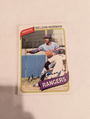 NELSON NORMAN 1980 TOPPS #518 FREE SHIPPING | eBay