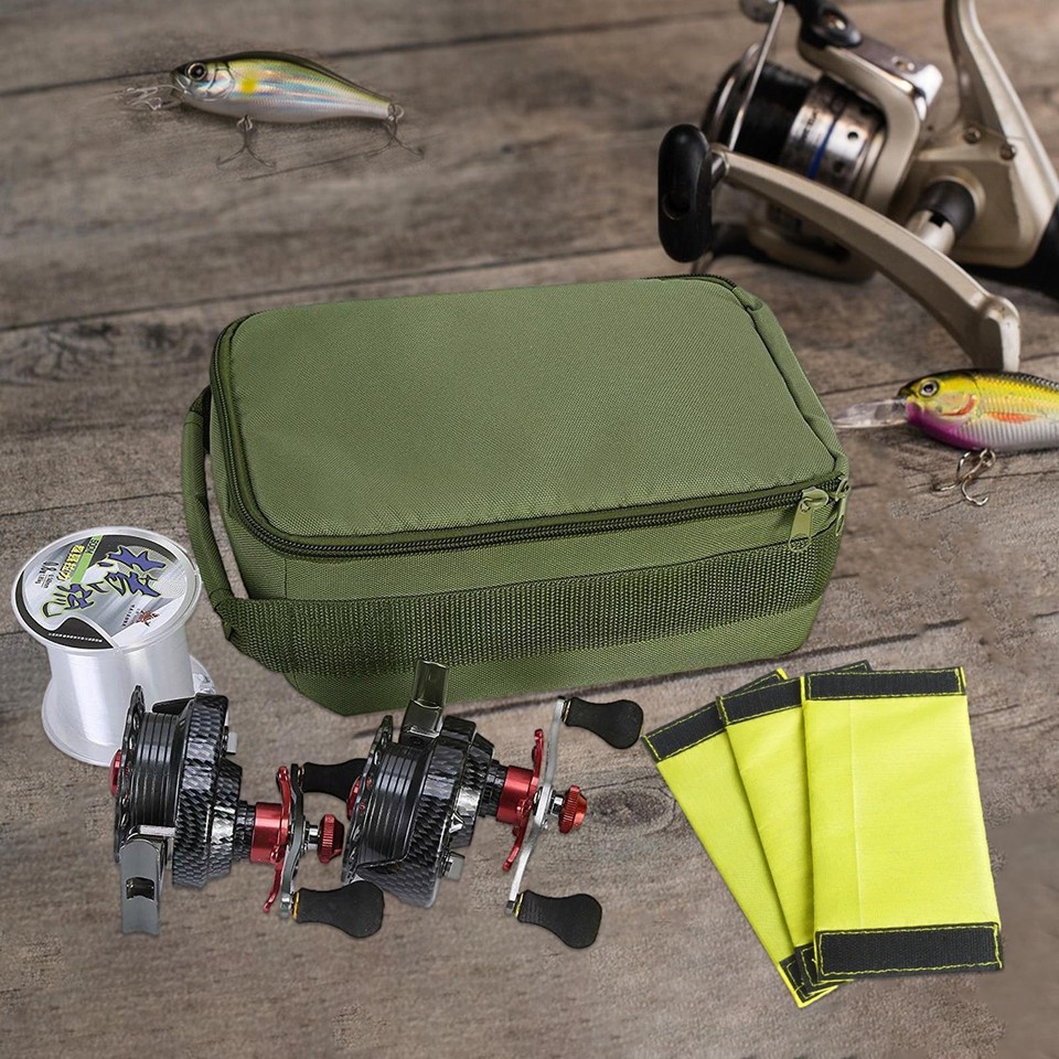 Fishing Reel Bag Portable Fishing Reel & Gear Storage Case for Spinning ...