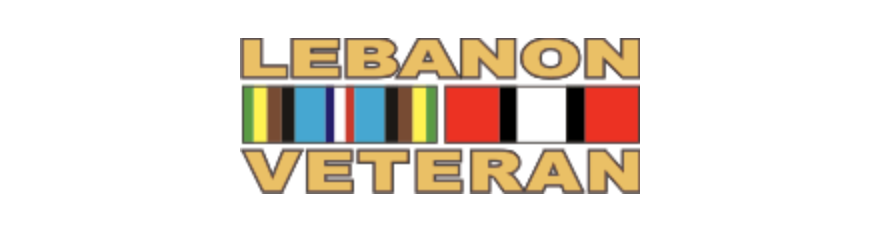 6" us military lebanon veteran bumper sticker decal usa made | eBay