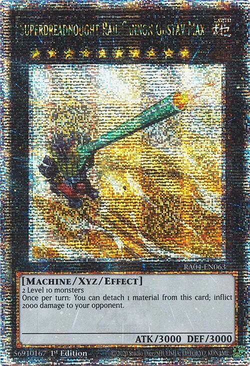 Superdreadnought Rail Cannon Gustav Max (Quarter Century Secret Rare ...