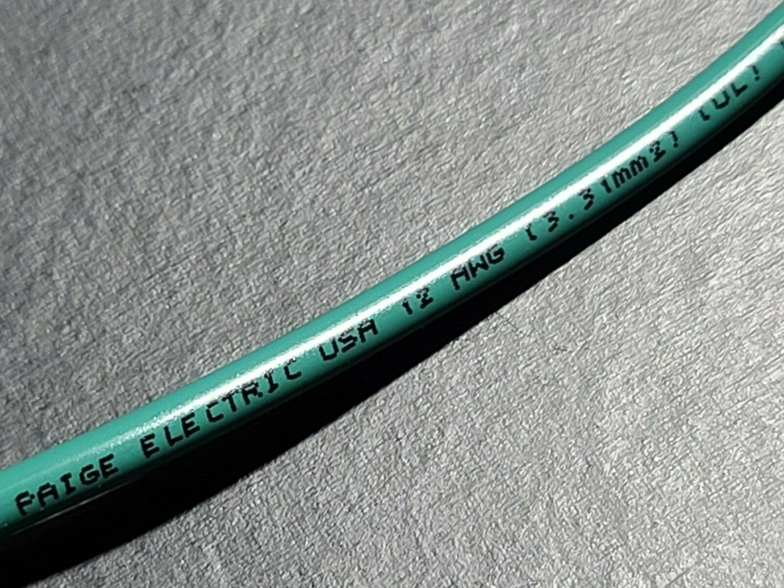 Paige #12awg Underground Feeder UF Sprinkler Irrigation Wire 600V Green ...