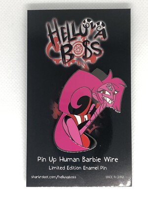 Helluva Boss Pin Up Human Barbie Wire Limited Edition Enamel Pin ...