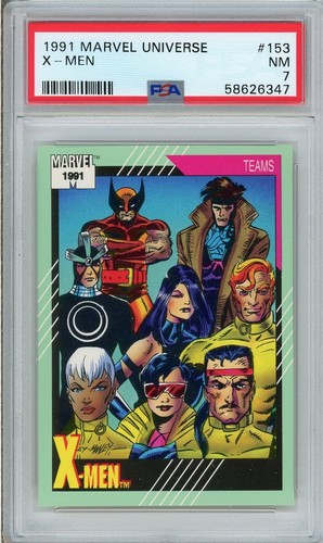 1991 Marvel Universe #153 X-Men PSA 7 | eBay